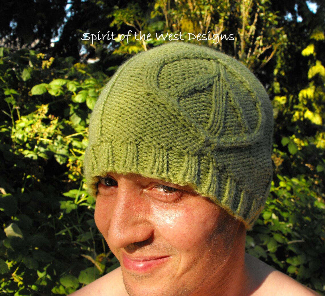 Knit Hat, Peace Sign, Knitting Pattern, Beanie, Knit Hat Pattern, Peace ...
