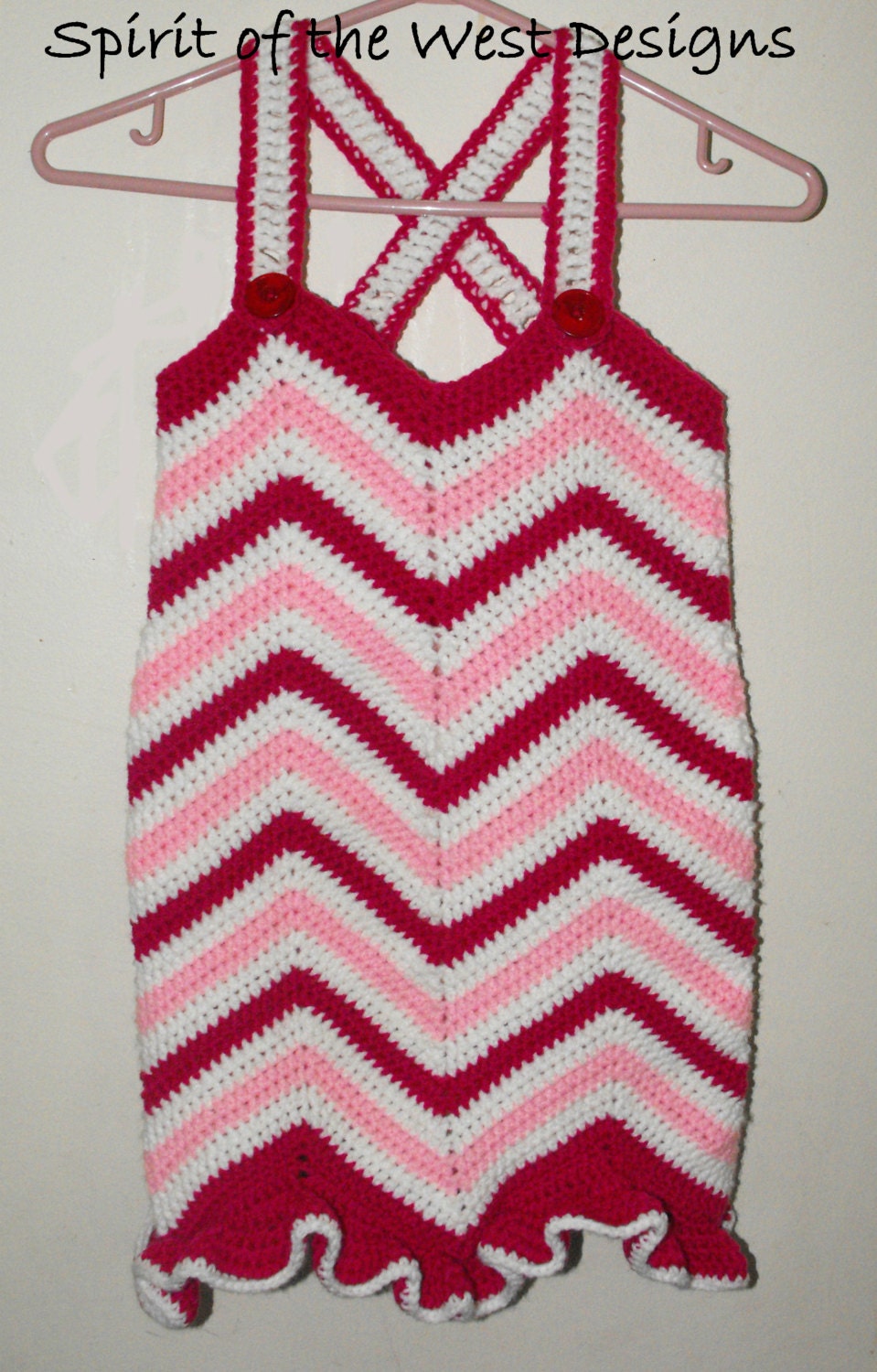 Chevron Sundress Crochet Dress Pattern Toddler Child Spring Tutu ...