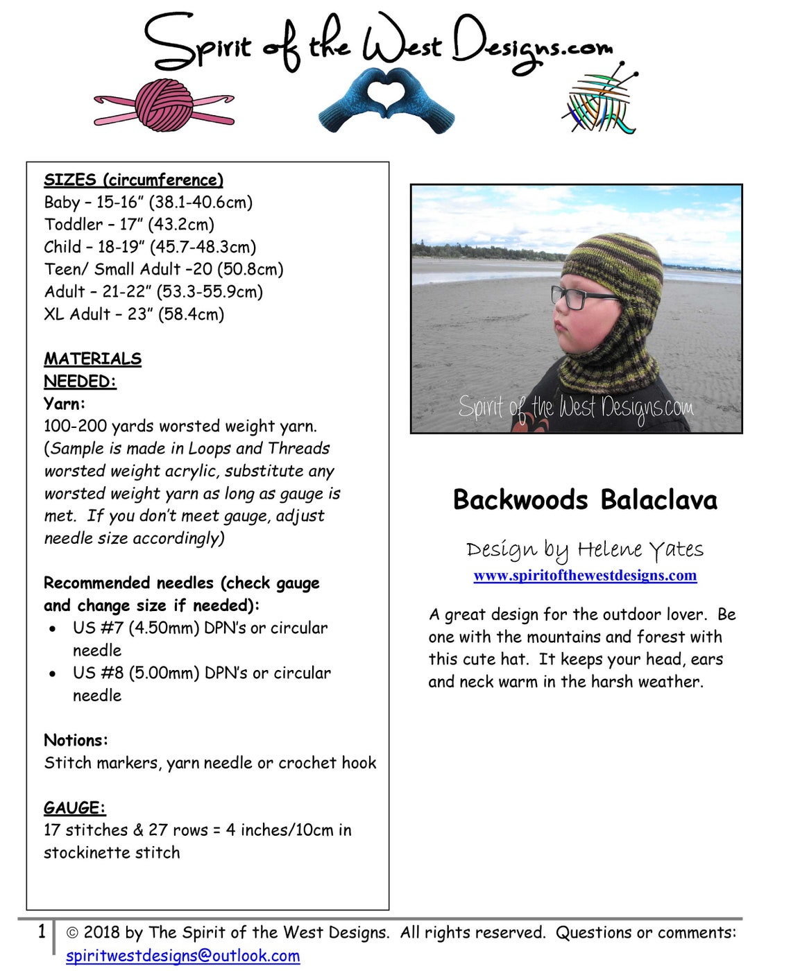 Knit Hat Pattern Balaclava Hood Toque Neckwarmer Cowl Ski Mask Baby ...