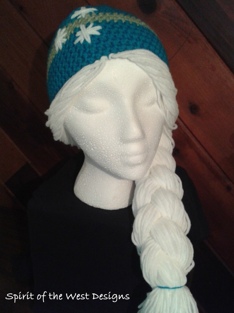 Ice Princess Elsa Inspired Hat Crochet Hat Pattern Frozen - Etsy