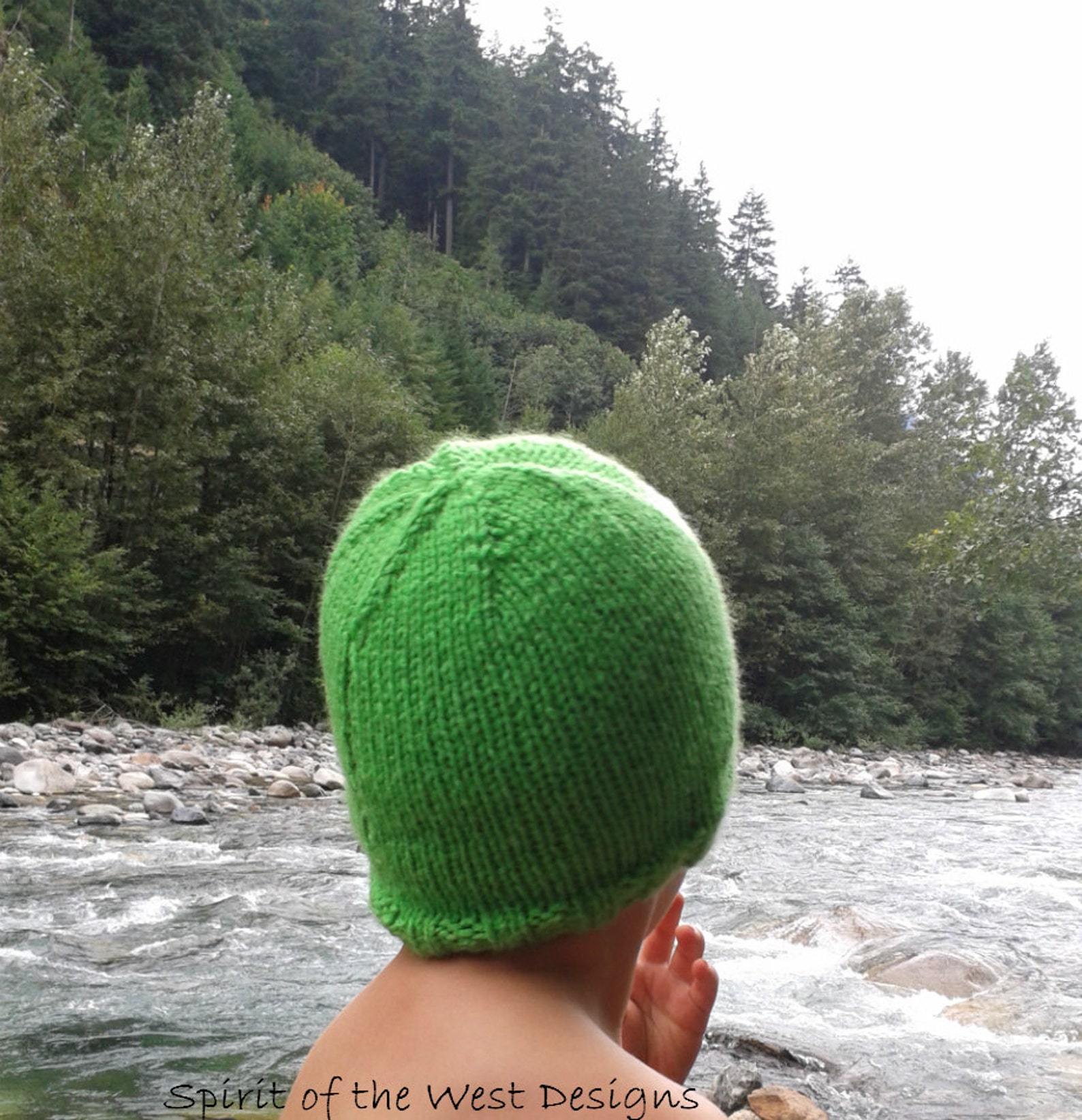 Yin Yang Cabled Hat Knitting Pattern Child Teen Adult Sizes Womans Mens ...