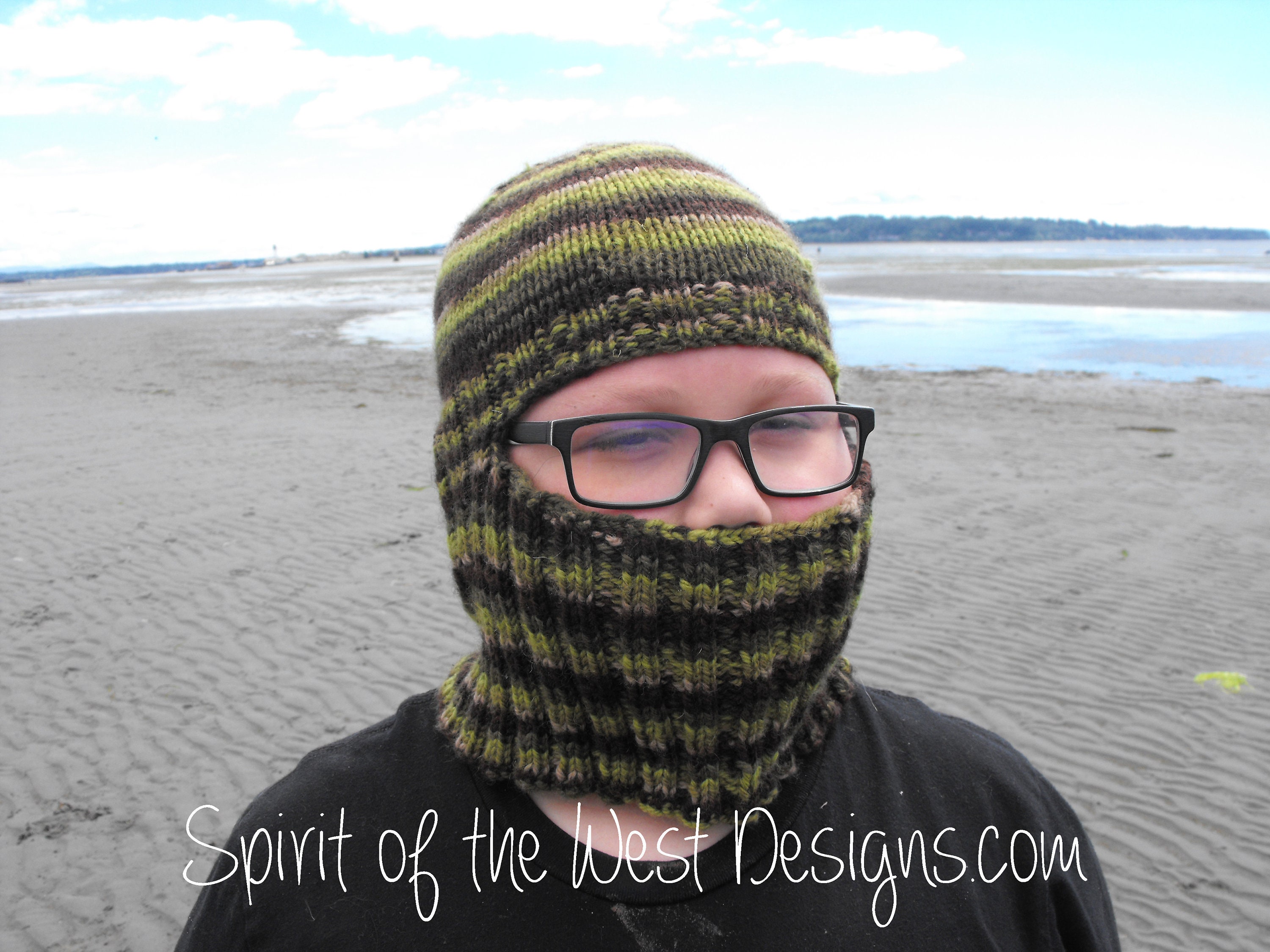Knit Hat Pattern Balaclava Hood Toque Neckwarmer Cowl Ski Mask Baby ...
