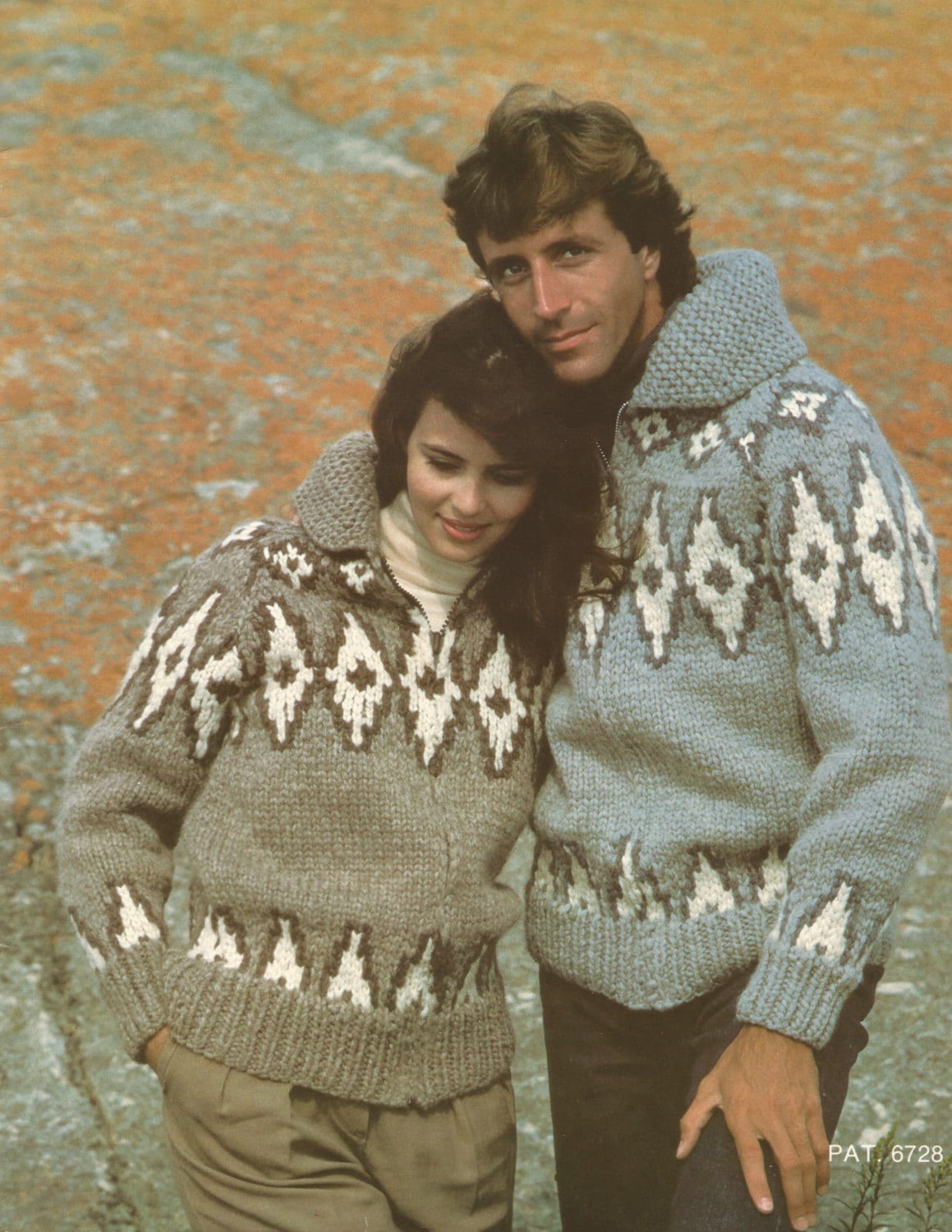 White Buffalo Pattern 6728 Cowichan Salish Sweater Knit Cardigan ...