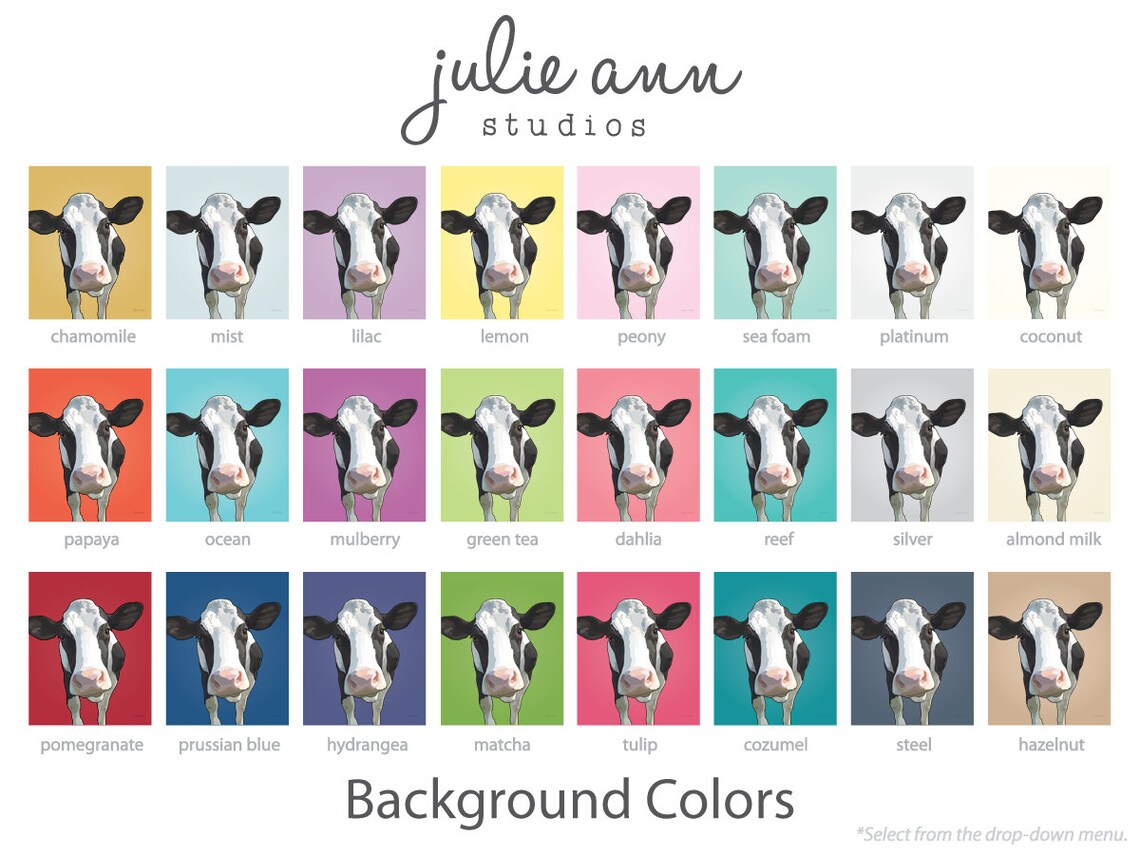 Cow Art Print Cow Painting Holstein Decor Modern Farmhouse - Etsy