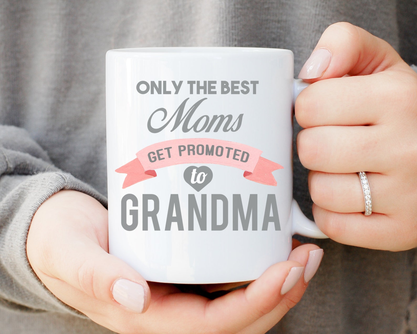 Only The Best Moms Get Promoted To Grandma Mugmothers Day Etsy