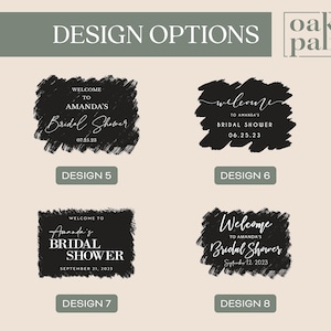 Wedding Shower Acrylic Sign, Personalized Bridal Shower Welcome Sign ...