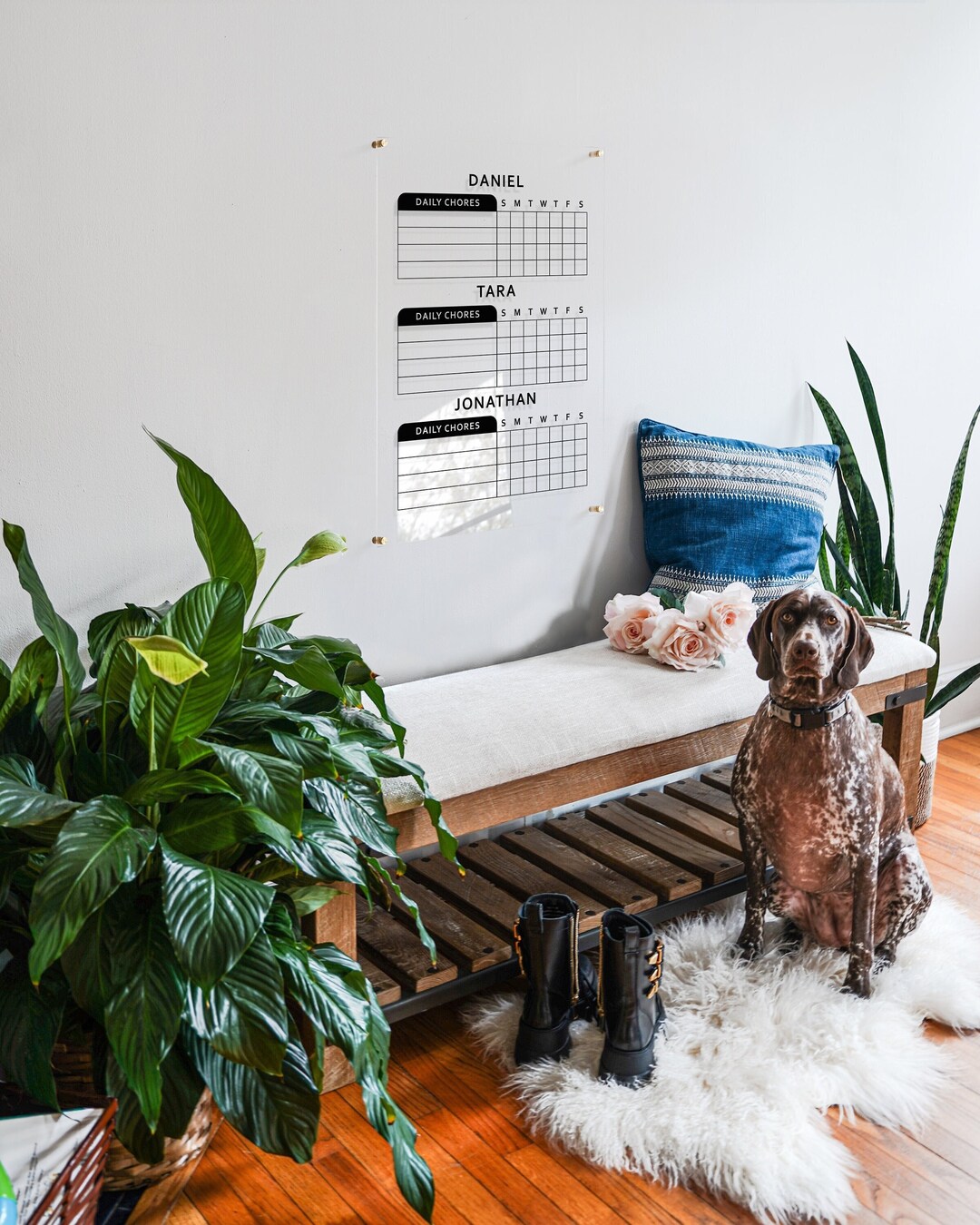 Personalized Acrylic Chore Chart, Kid's Chore Chart, Kid's Whiteboard ...