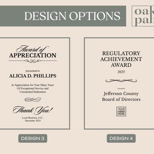 Personalized Business Award, Custom Engraved Employee Award, Wood Wall ...