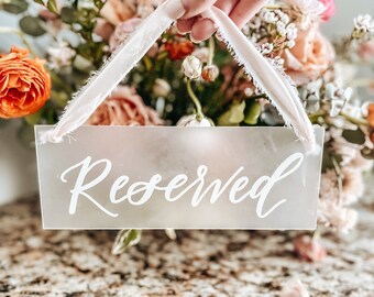 Frosted Acrylic Sign - Etsy