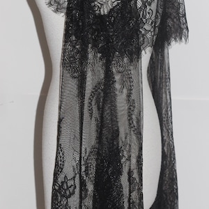 Black Goth Shrug Gothic Bolero Whimsigoth Gothic Eyelash Lace Flared ...