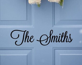 Custom Personalized Name Vinyl Decal Personalized Home - Etsy