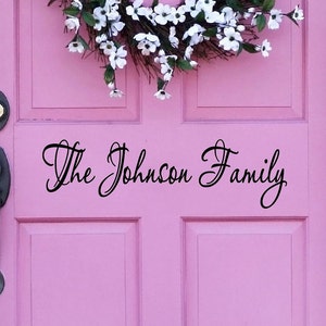 Custom Personalized Name Vinyl Decal Personalized Home - Etsy
