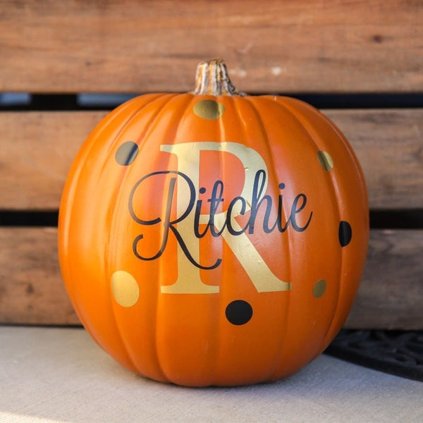 Pumpkin Decals - Etsy
