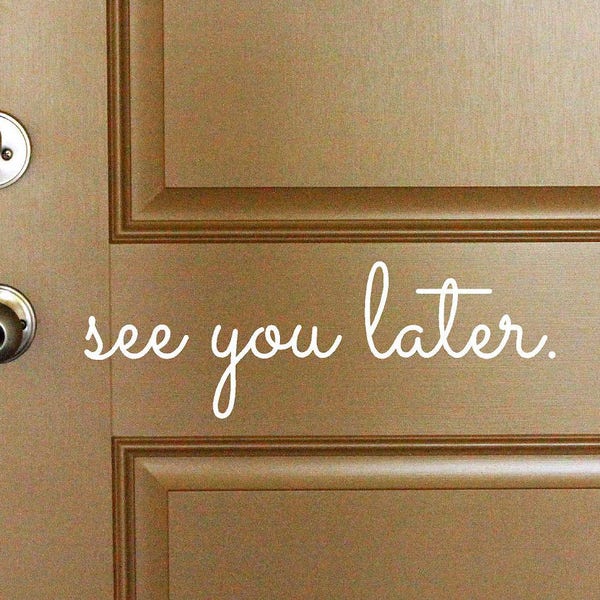 See You Later - Etsy