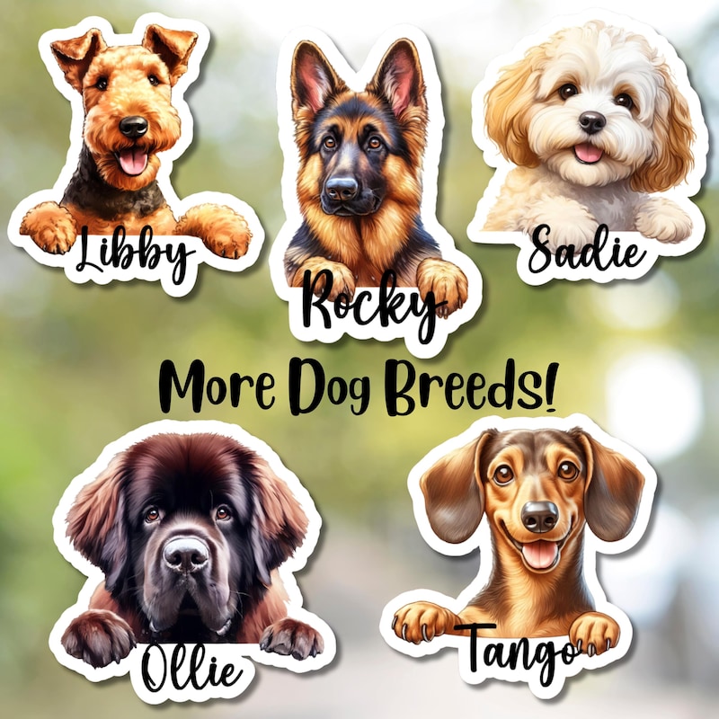 Dog Breed Decal - Etsy