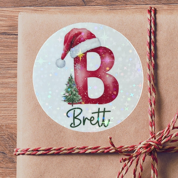 Initial Santa Vinyl - Etsy