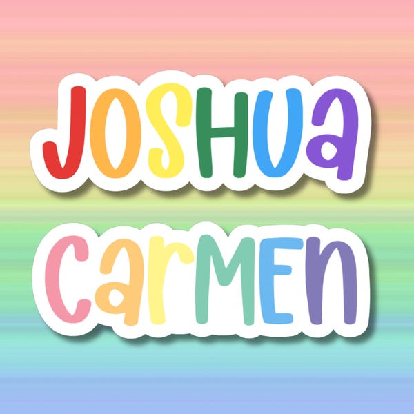 Rainbow Decals - Etsy
