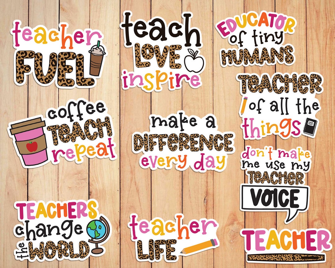 Teacher Stickers, Teaching Stickers, Gifts for Teachers, Stickers for ...