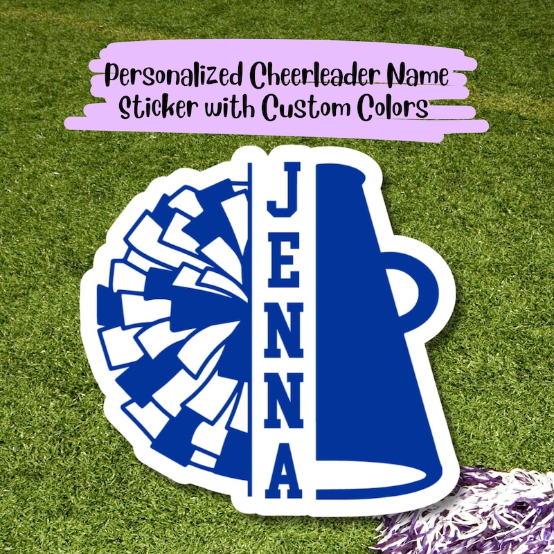 Cheerleader Decal - Etsy
