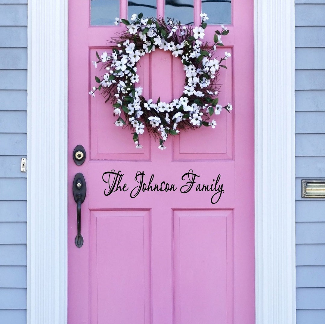 Custom Personalized Name Vinyl Decal Personalized Home - Etsy