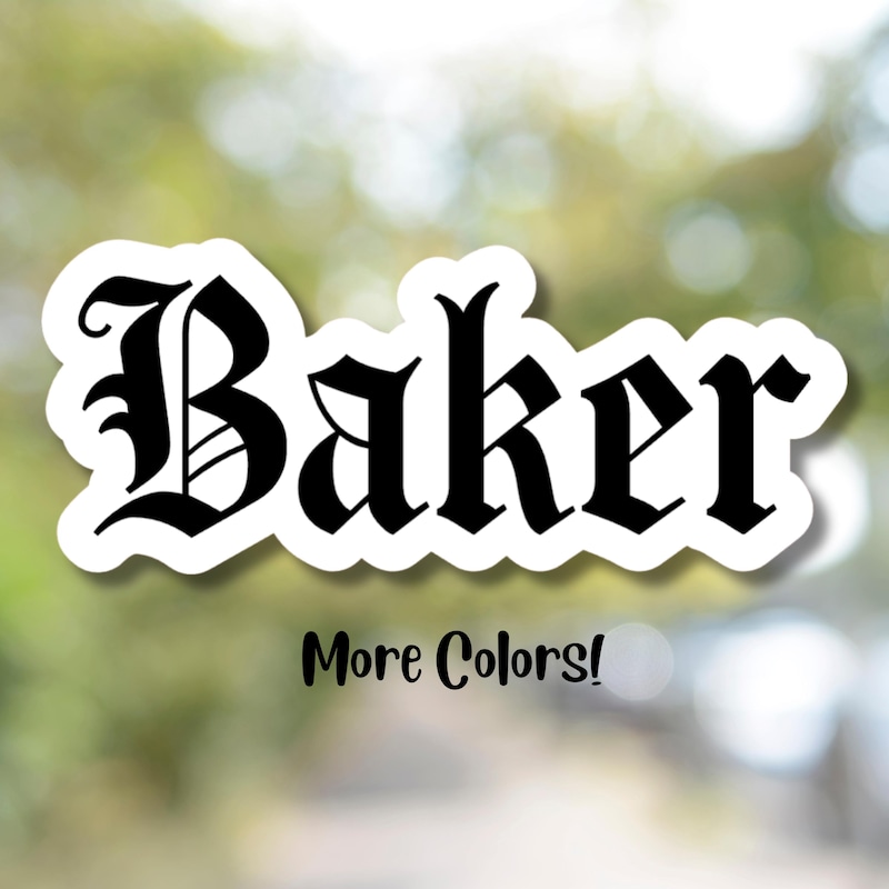 Gothic Stickers Font - Etsy