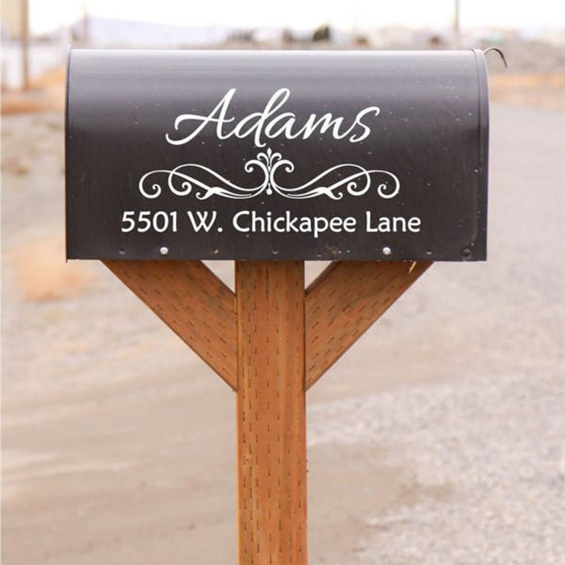 Custom Personalized Vinyl Mailbox Decal Address Decals - Etsy