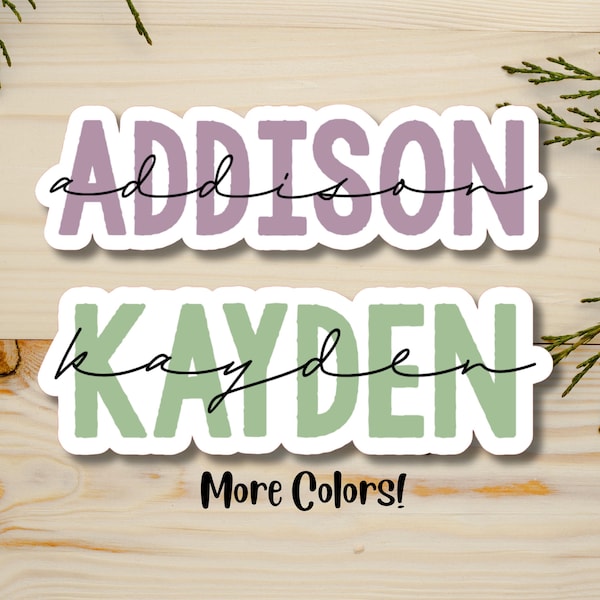 Aesthetic Name Tags - Etsy