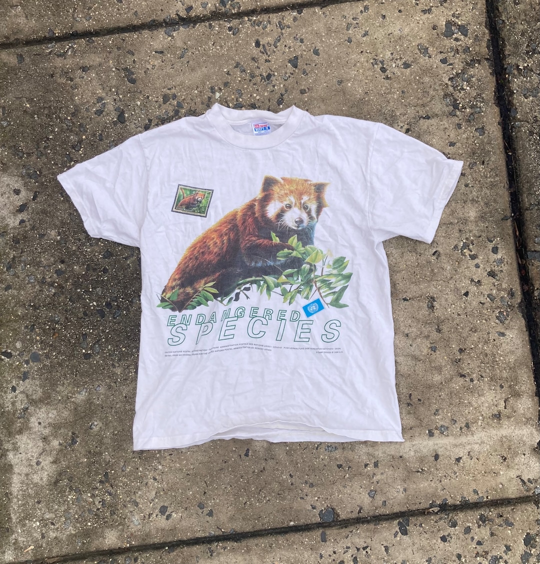 90s Red Panda Animal Endangered Species United Postal Stamp - Etsy
