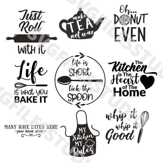 22 Adorable Saucy and Funny Kitchen SVG Cooking Svg Chef | Etsy