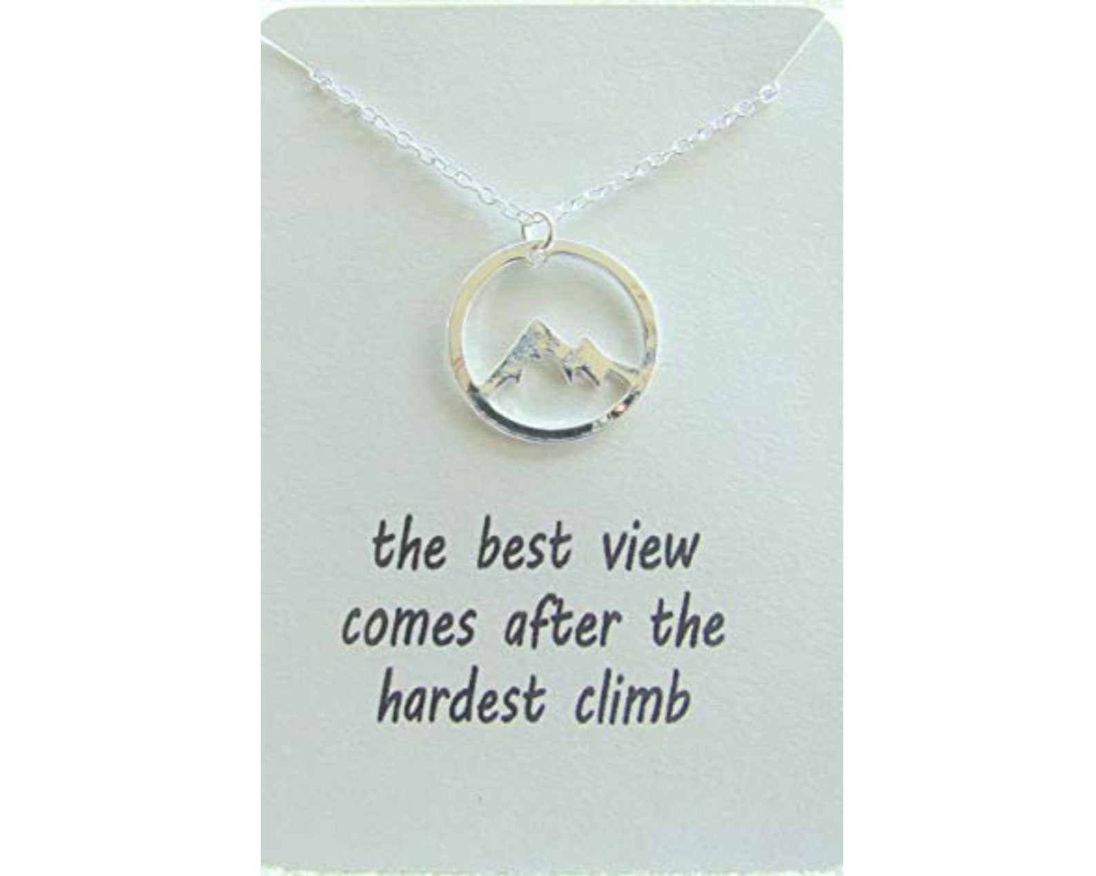 The Best View Comes After the Hardest Climb Pendant Mountain - Etsy