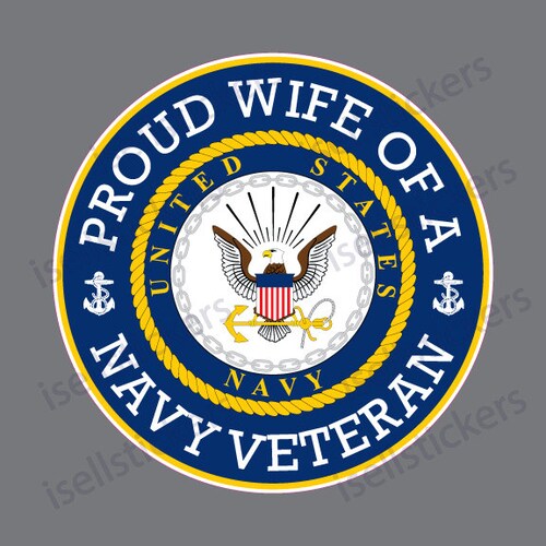 US Navy Veteran Bumper Sticker / Decal - Etsy