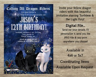Dragon invitation | Etsy