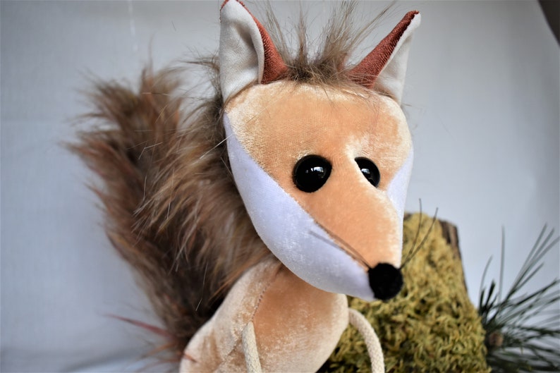 Fox Puppet on Two Strings, Small Marionette Puppet, Animal Puppet ...