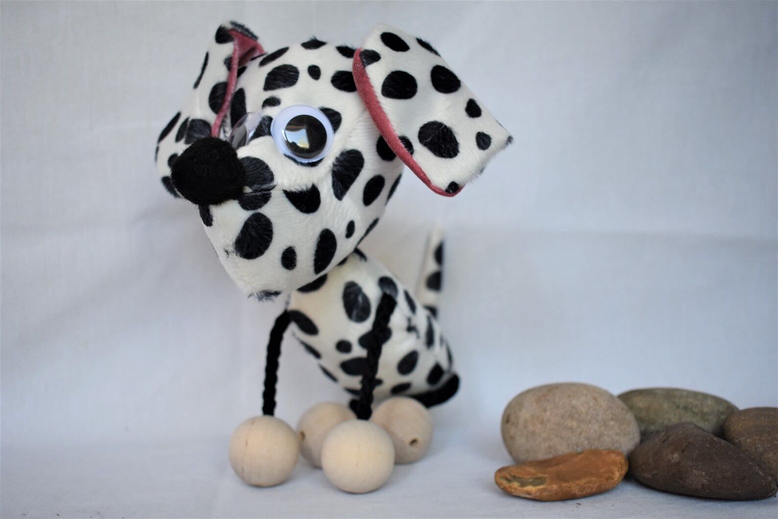 Dalmatian Spotty Dog Marionette Puppet on Two Strings, Animal ...