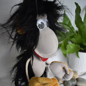 Monkey Marionette Puppet on Three Strings, Monkey Soft Toy Puppet ...