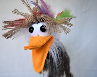Flamingo Marionette Puppet on Four Strings Ostrich Soft Toy | Etsy