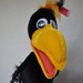 Crow Bird Animal Marionette Puppet on Two Strings | Animal Puppet Toy ...