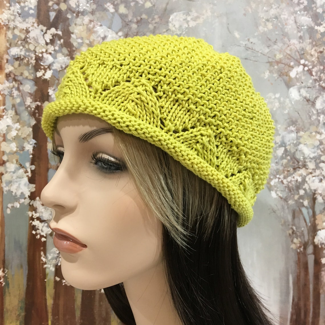 Instant Download Knit Hat Chemo Hat Knitting Pattern ' - Etsy