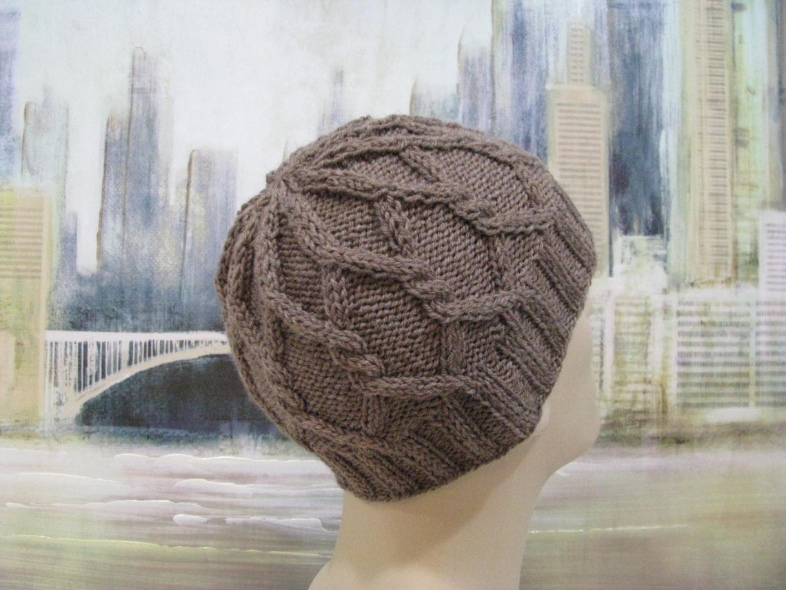 Men's Hat Pattern 'kyle' Men's Knitted Hat | Etsy