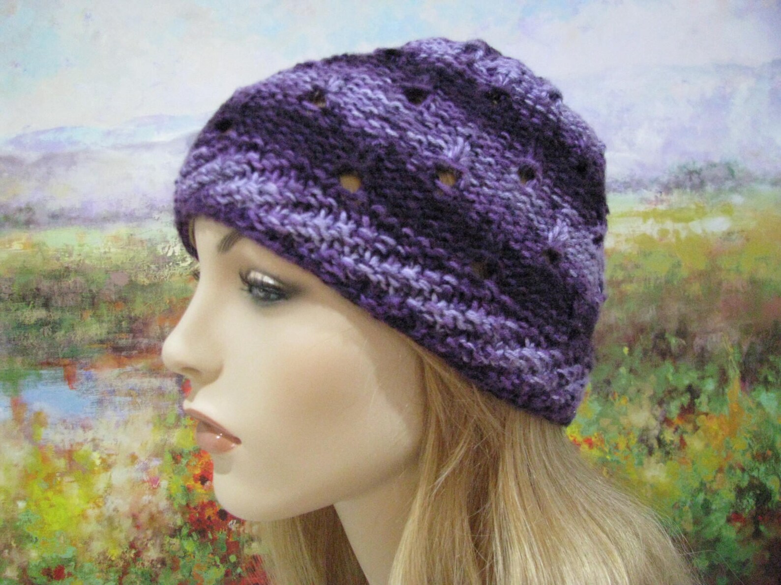 Instant Download Knitting Pattern for Sock Yarn Hat ' - Etsy