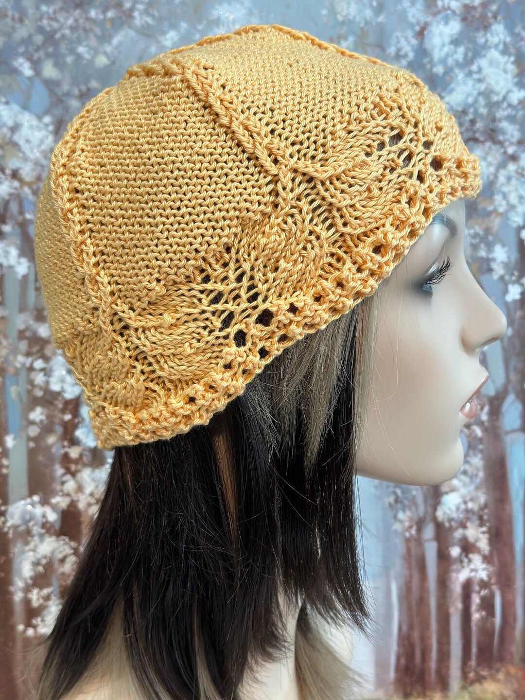 Instant Download Knit Hat, Chemo Hat Knitting Pattern, 'summer' for ...