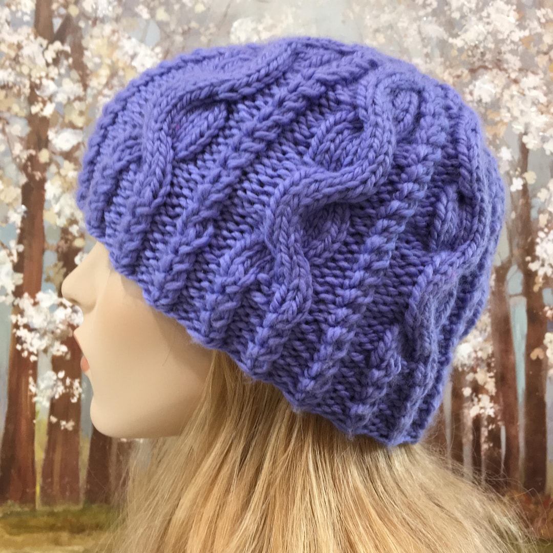 Modèles de tricot, modèle de chapeau tricoté pour femmes, 'Leona ...