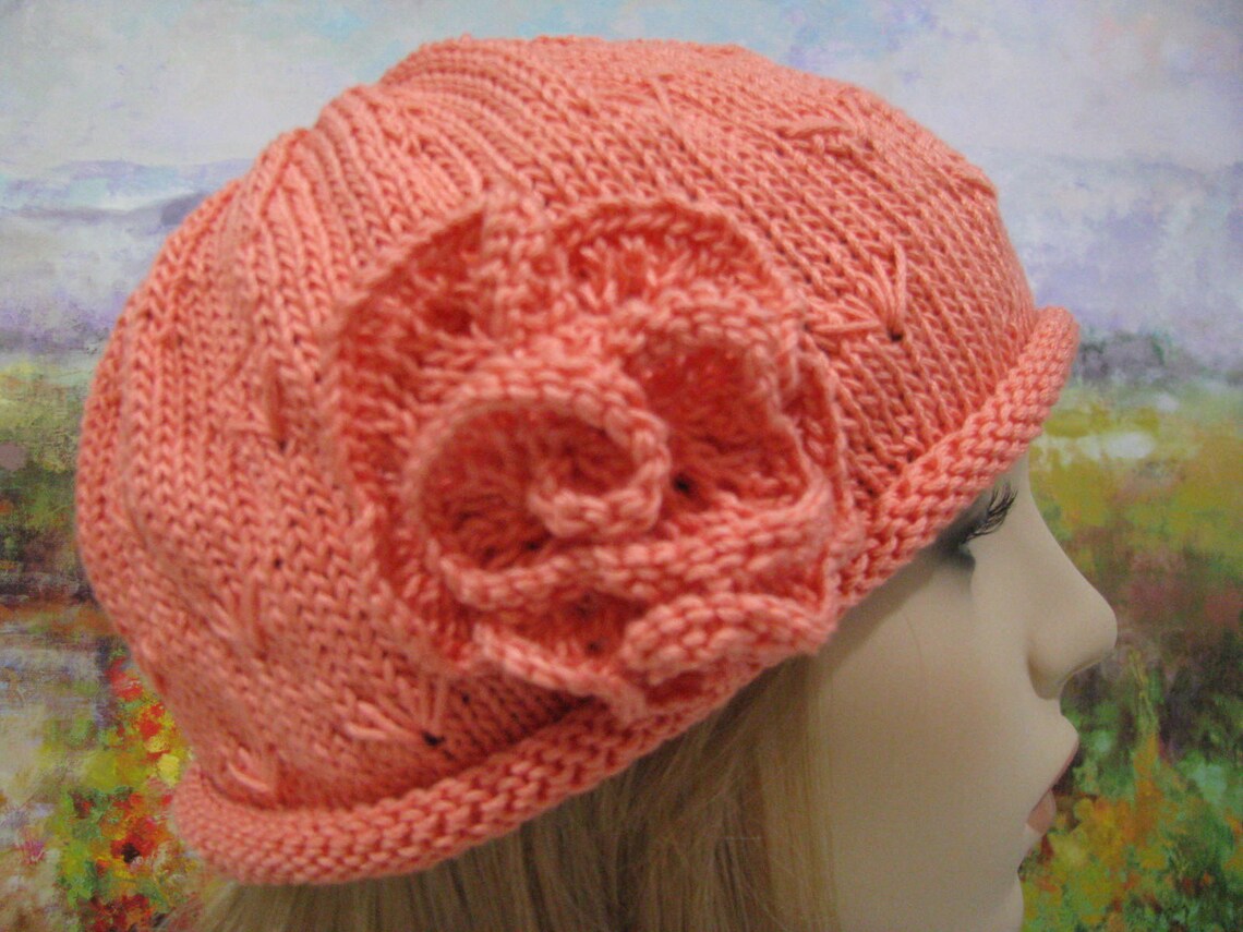 Instant Download Knit Hat Chemo Hat Knitting Pattern ' - Etsy