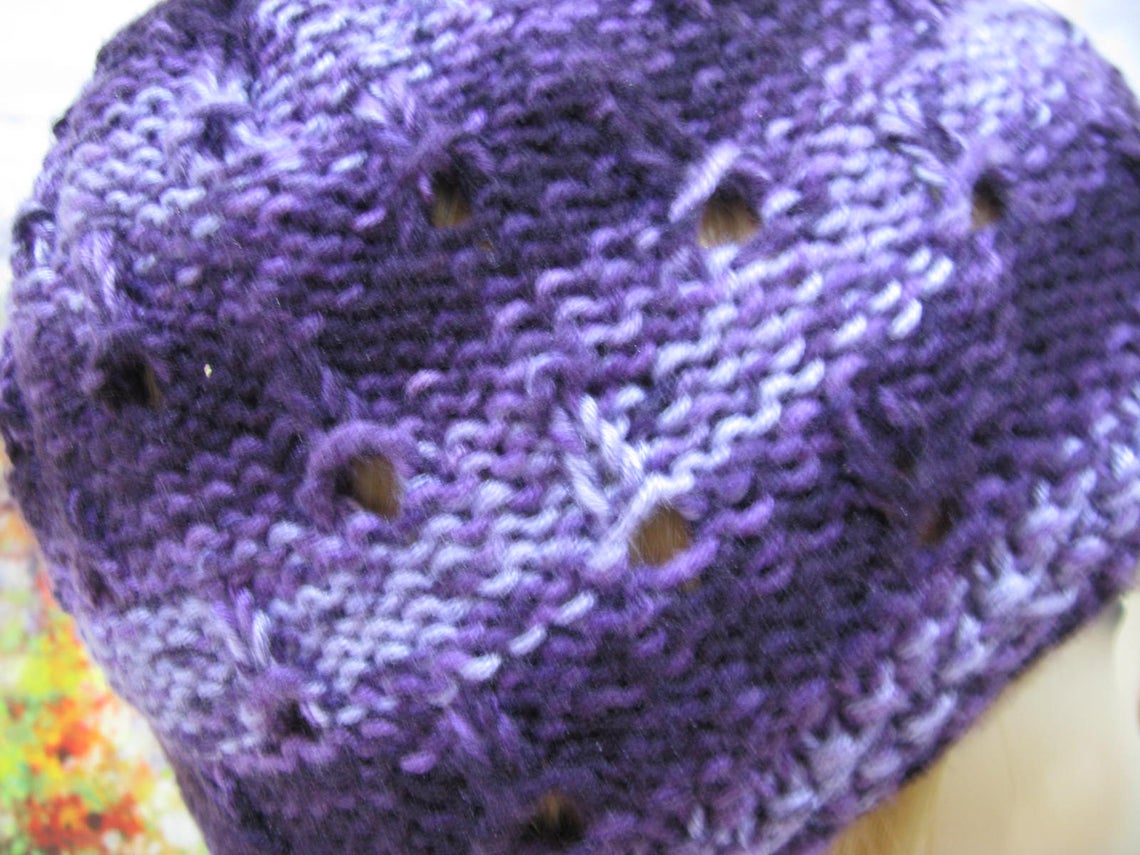 Instant Download Knitting Pattern for Sock Yarn Hat ' - Etsy