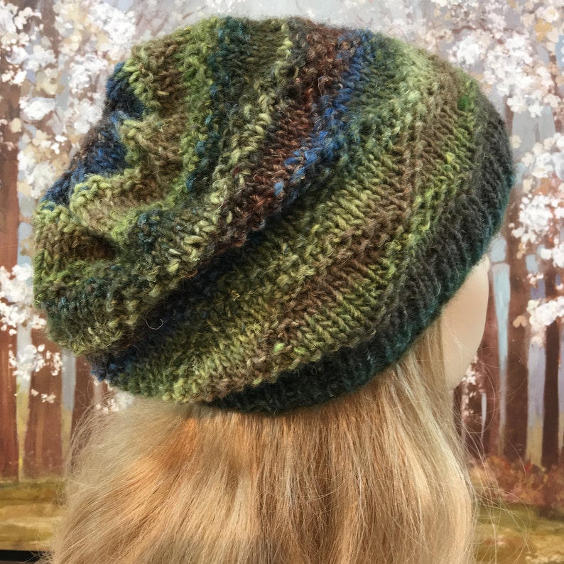 Instant Download Women's Knitted Hat knitting pattern | Etsy