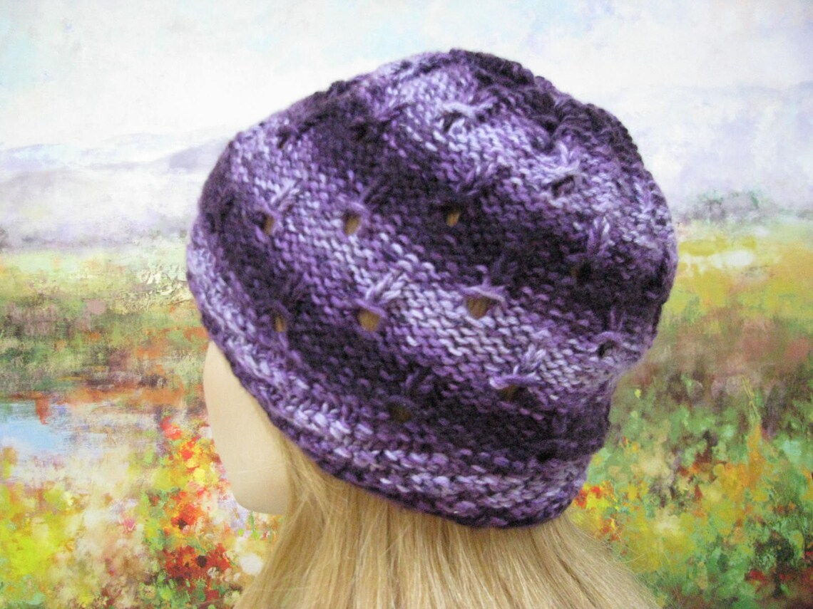 Instant Download Knitting Pattern for Sock Yarn Hat ' - Etsy