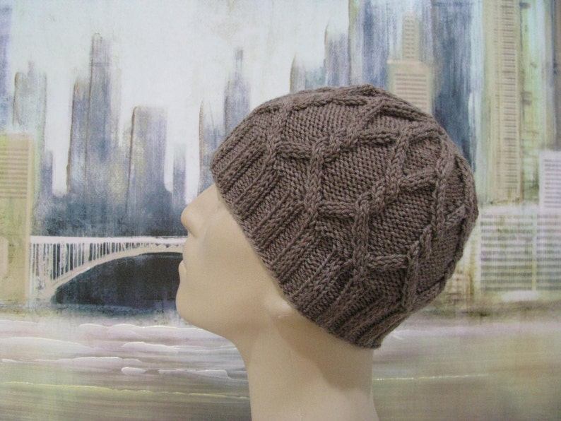 Men's Hat Pattern 'kyle' Men's Knitted Hat - Etsy