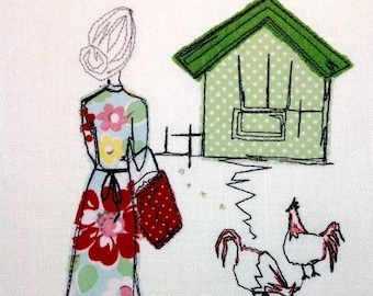 Raw Edge Applique Embroidery Machine Design Pattern Digital | Etsy UK