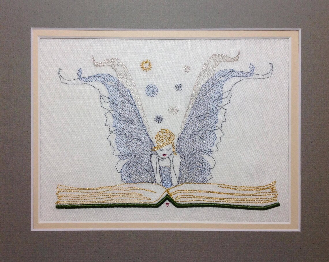 Machine Embroidery Design Embroidery Book Fairy Designs - Etsy