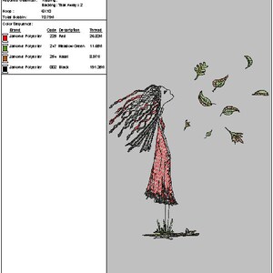 Embroidery Digital File "wind in the Willow" - Etsy